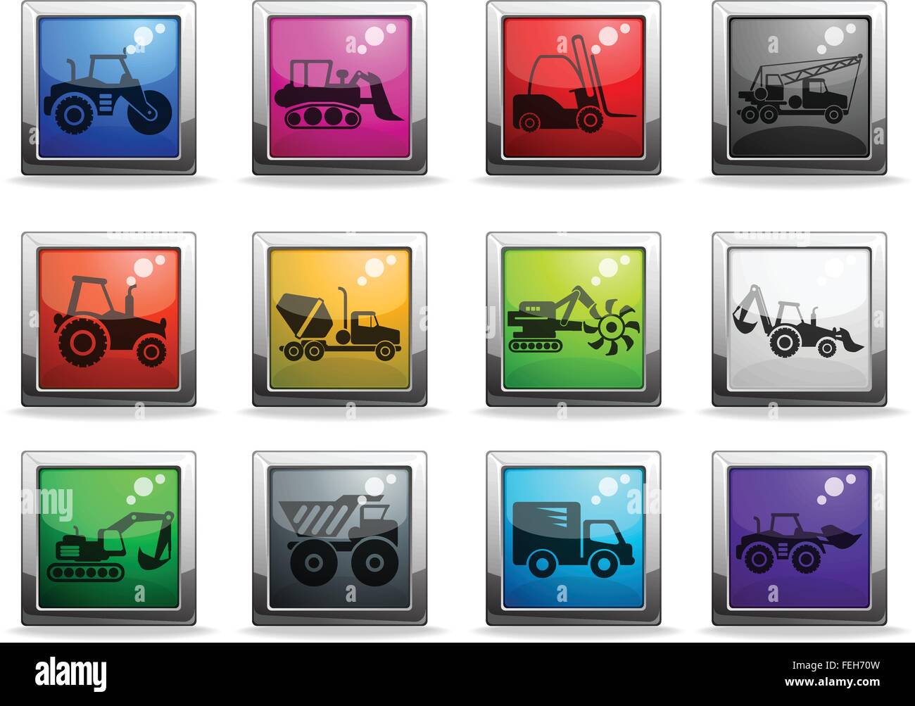 Loading machine Cut Out Stock Images & Pictures - Alamy