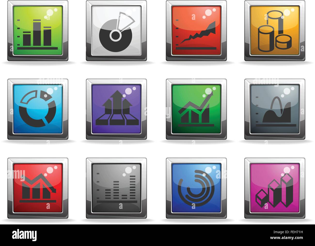 Information graphic icons Stock Vector Image & Art - Alamy