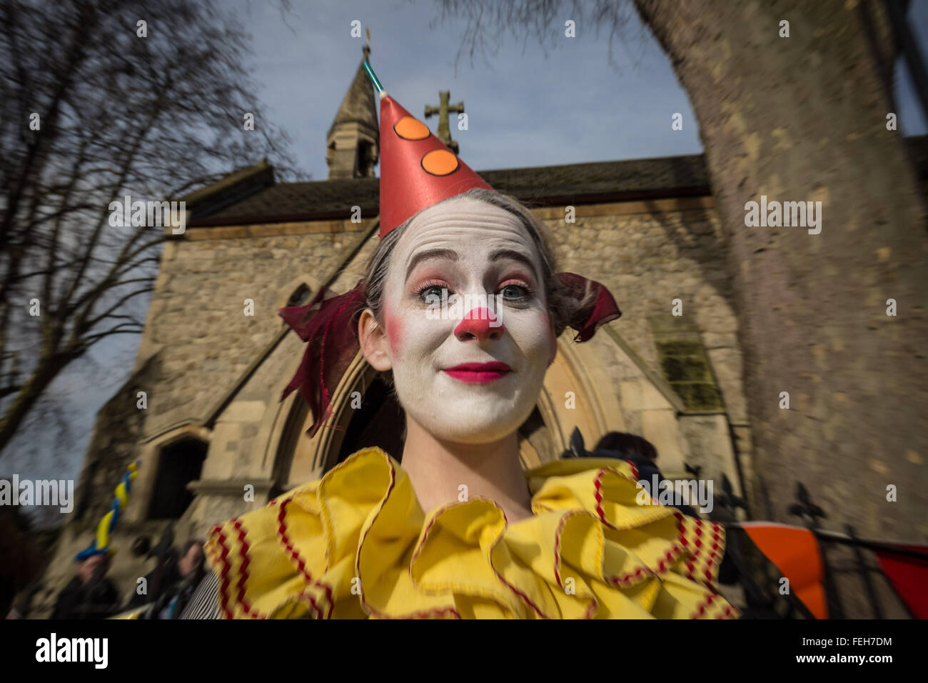 London, UK. 7th Feb, 2016. 70th Annual Joseph Grimaldi Clowns ...