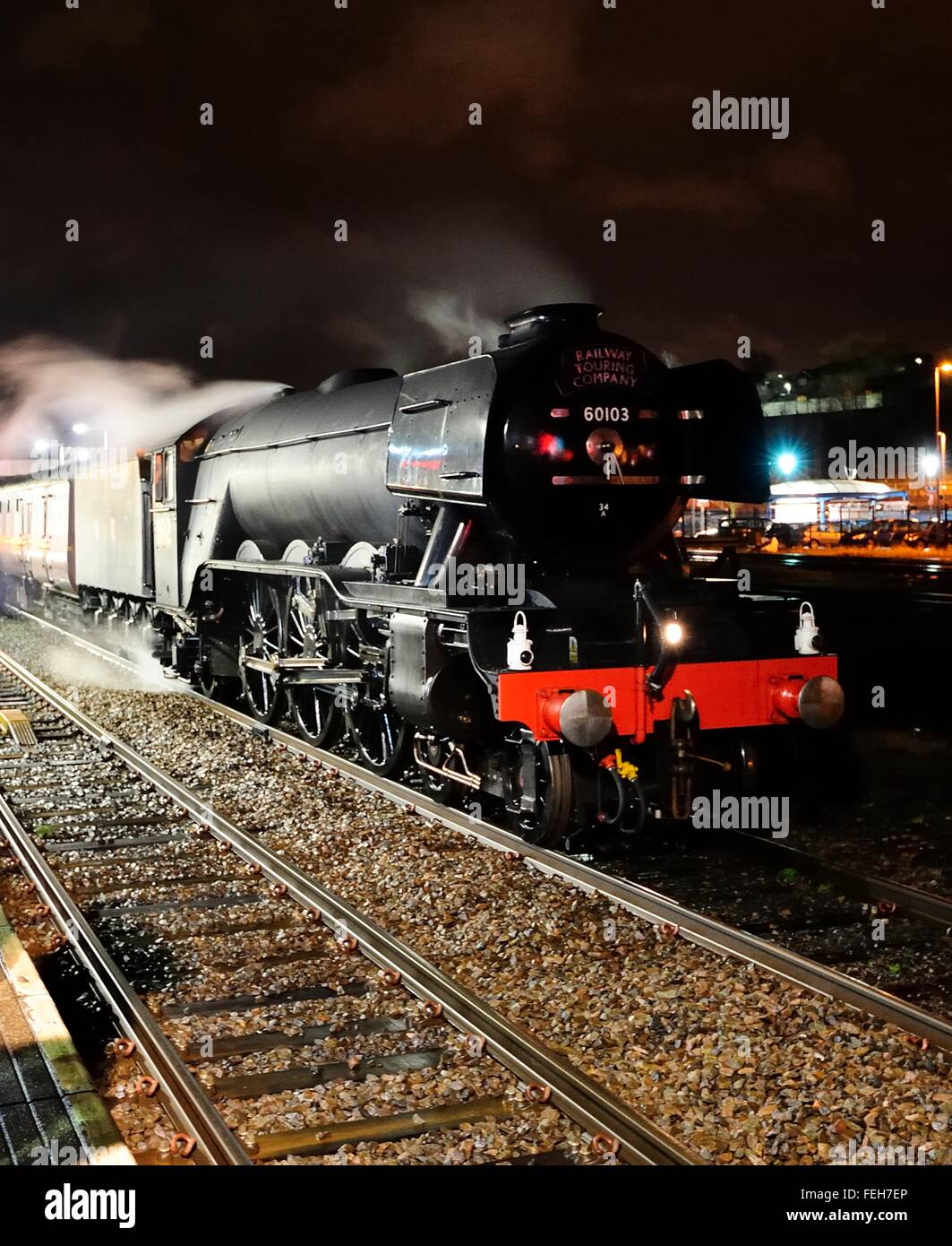 Blackburn, UK. 06th Feb, 2016. Flying Scotsman in Blackburn Station 6th ...