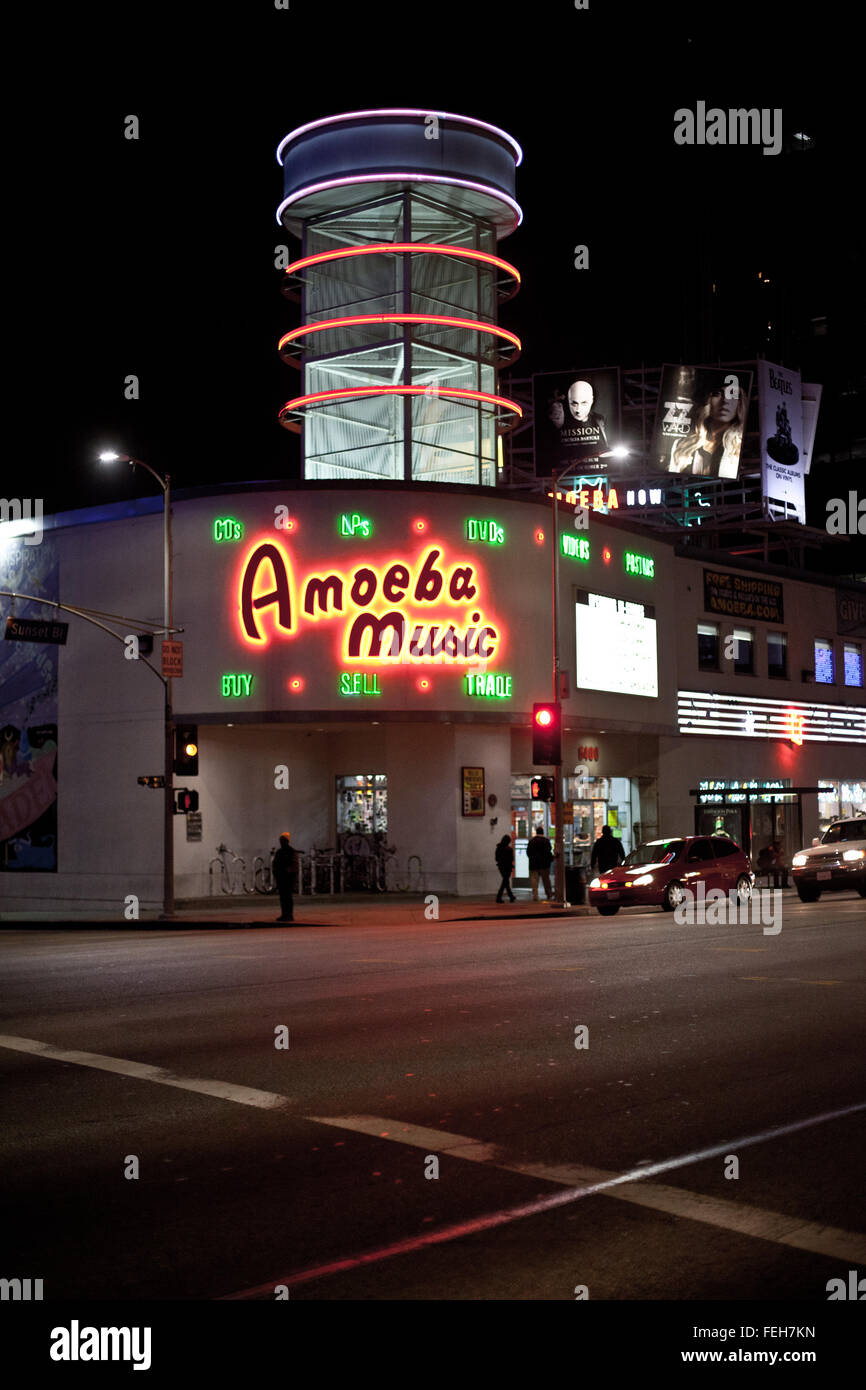 Exterior of Amoeba Music in Hollywood, CA Stock Photo - Alamy