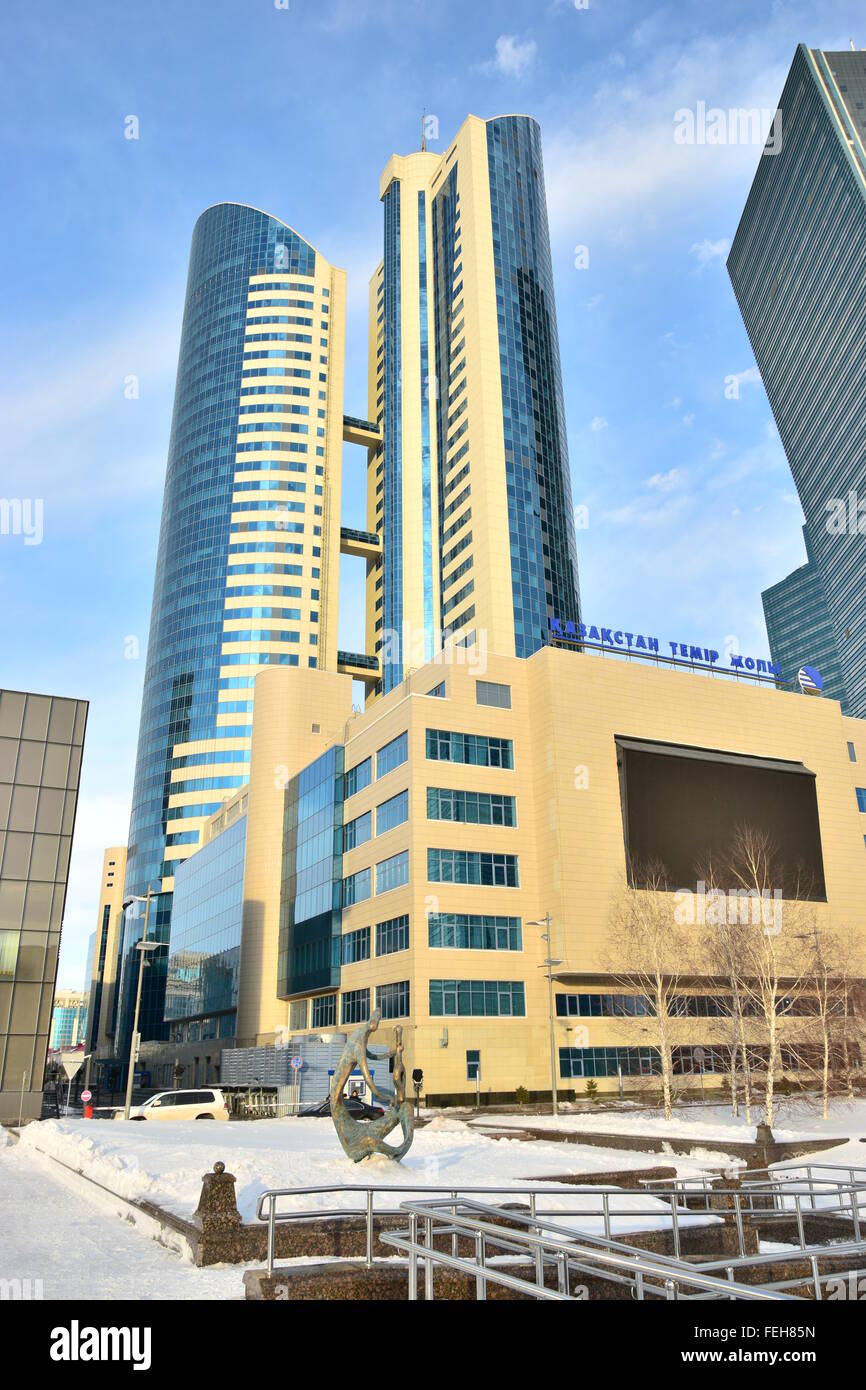 Astana, capital of Kazakhstan, Central Asia - architecture Stock Photo ...