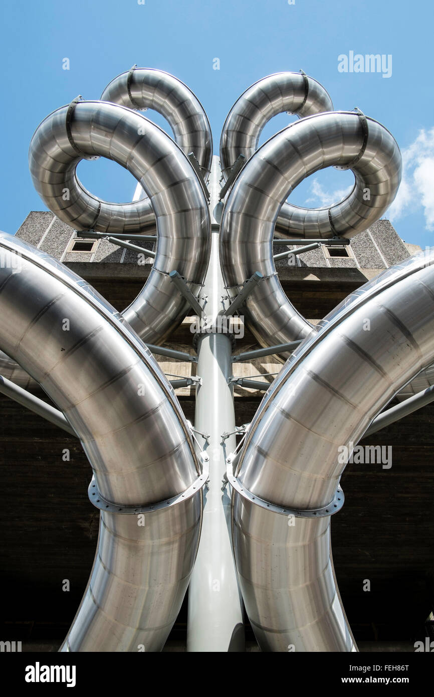 art installation slide southbank London Stock Photo - Alamy