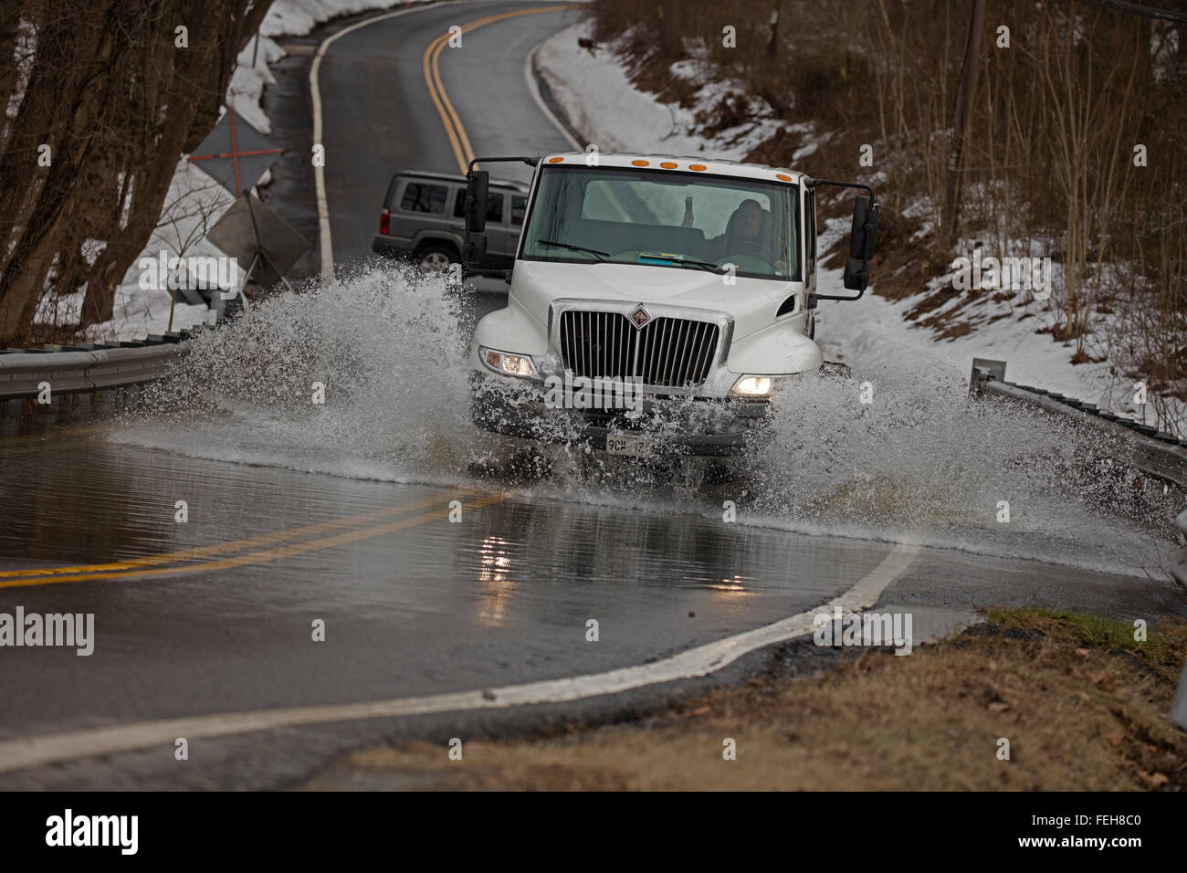 Driving down a road hi-res stock photography and images - Alamy