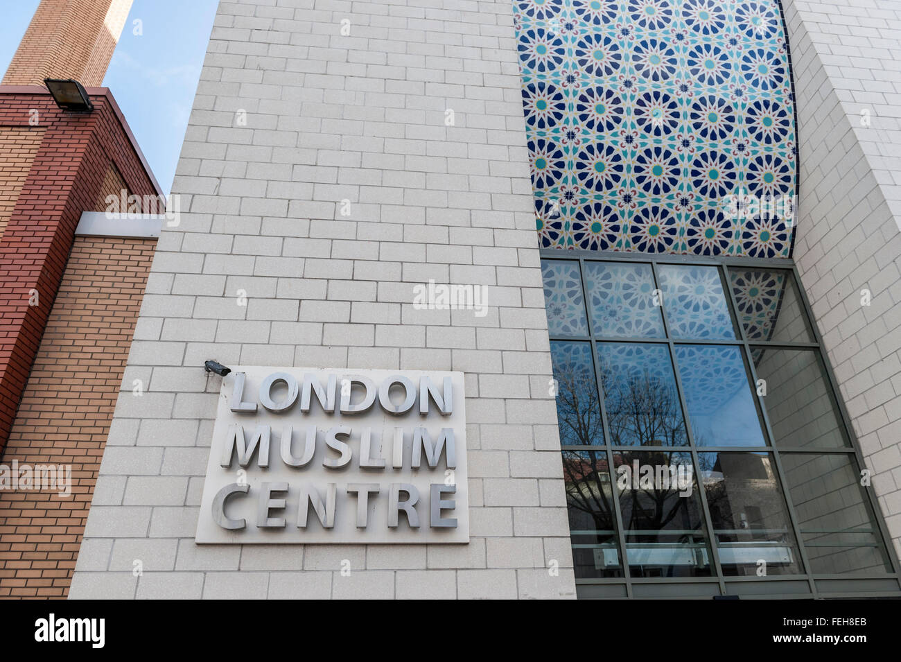 London, UK. 7 February 2016. The East London Mosque & London Muslim ...
