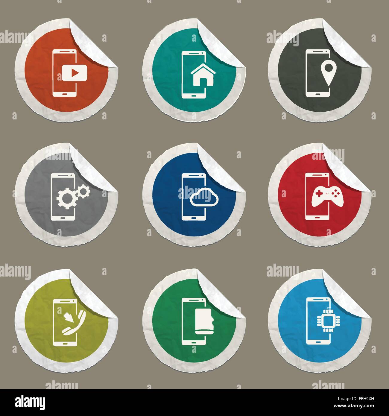 Alarm clock app smartphone Stock Vector Images - Alamy