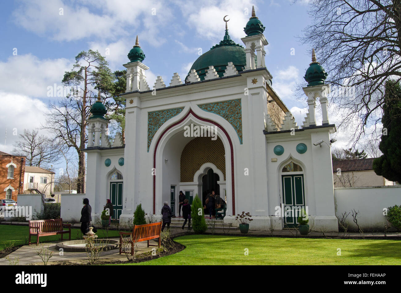 Woking, UK. 7th February, 2016. Visitors at the oldest purpose built ...