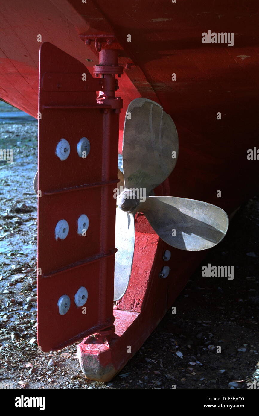 AJAXNETPHOTO. BINIC, FRANCE. - ANODE PROTECTION - ANTI CORROSION ZINC ...