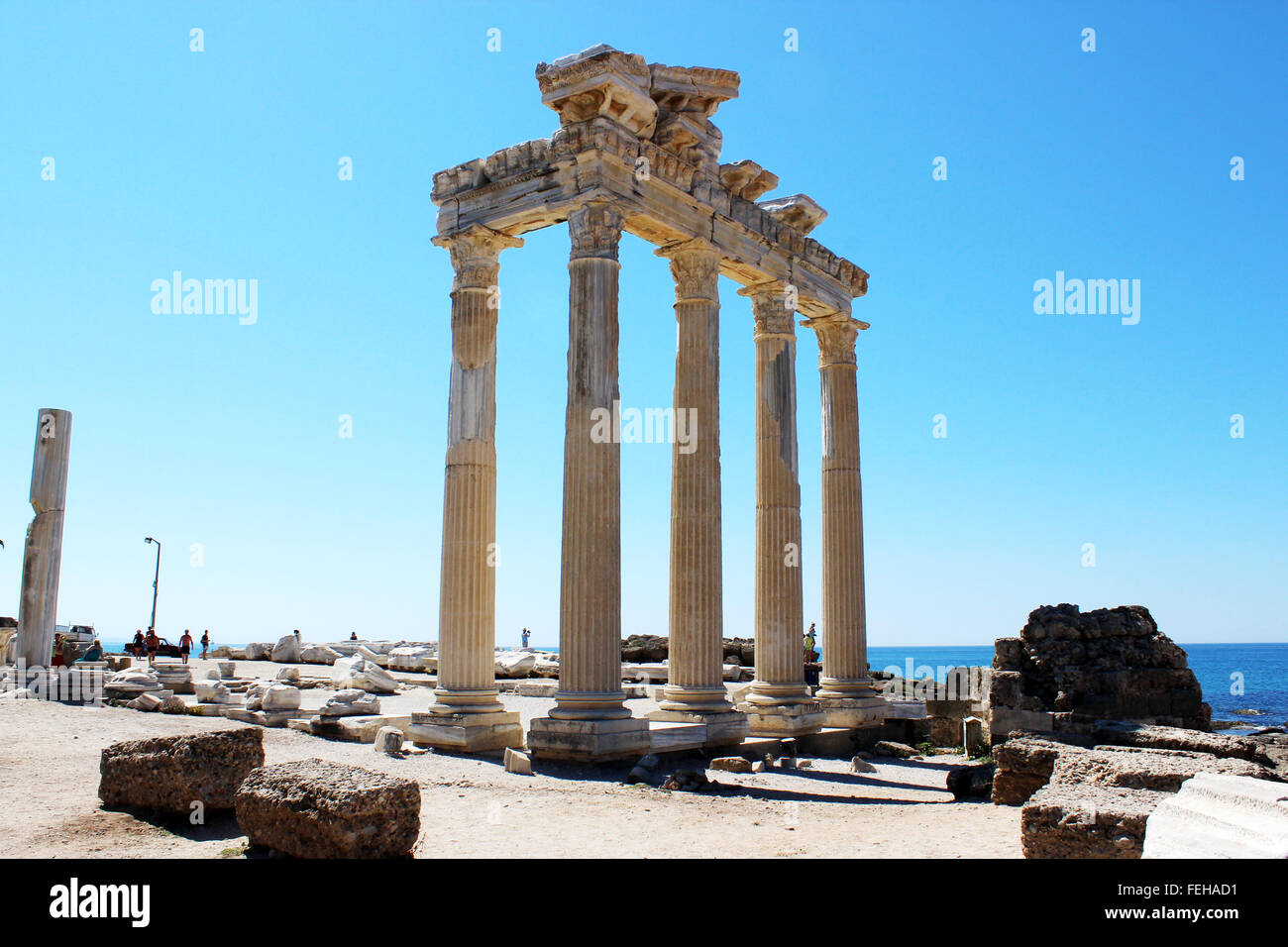 Temple of Apollo, Side, Turkey Stock Photo - Alamy