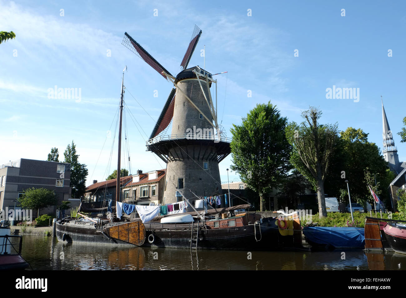 Gouda netherlands windmill hi-res stock photography and images - Alamy