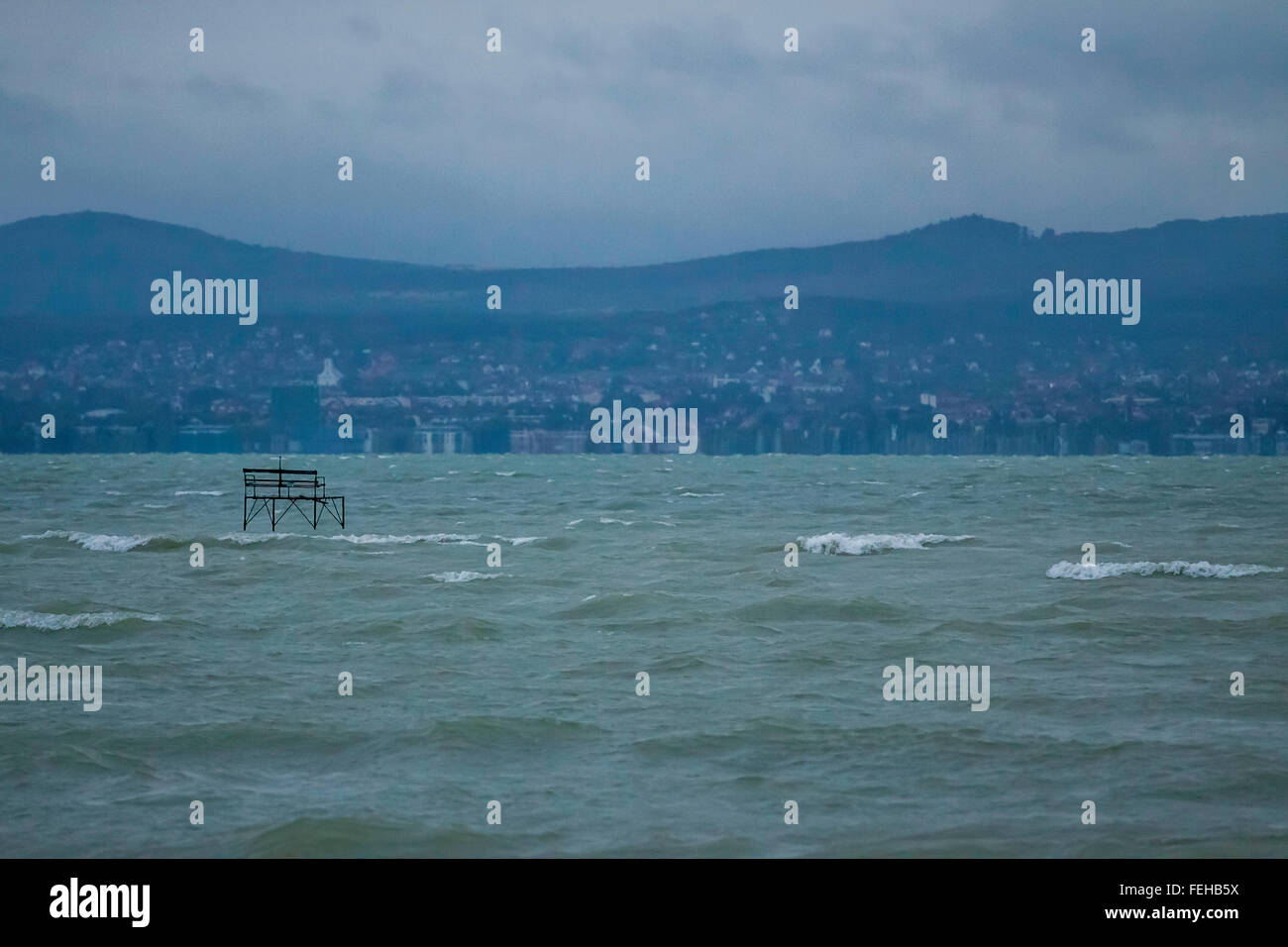 Windy day on a lake hi-res stock photography and images - Alamy