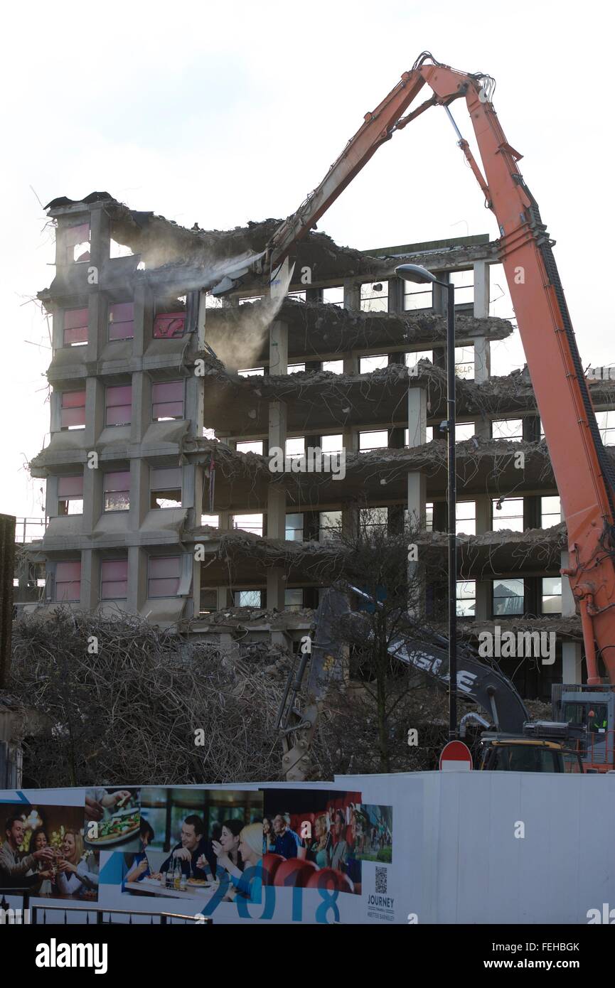 The former Metropolitan Council Building in Barnsley town centre being ...