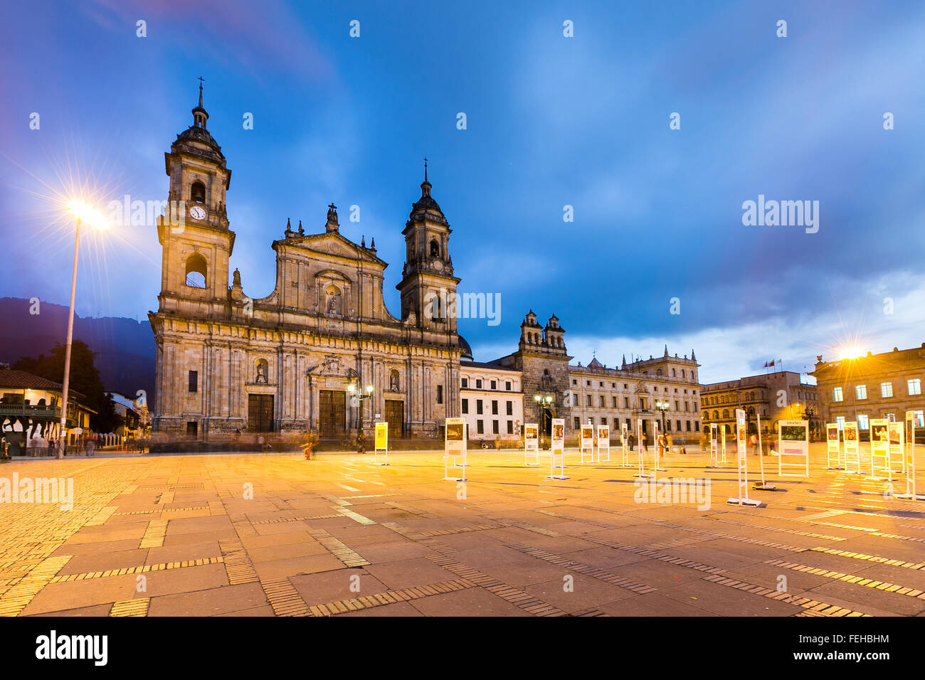 Bolivar square in Bogota, central square in Bogota, Colombia, Latin ...
