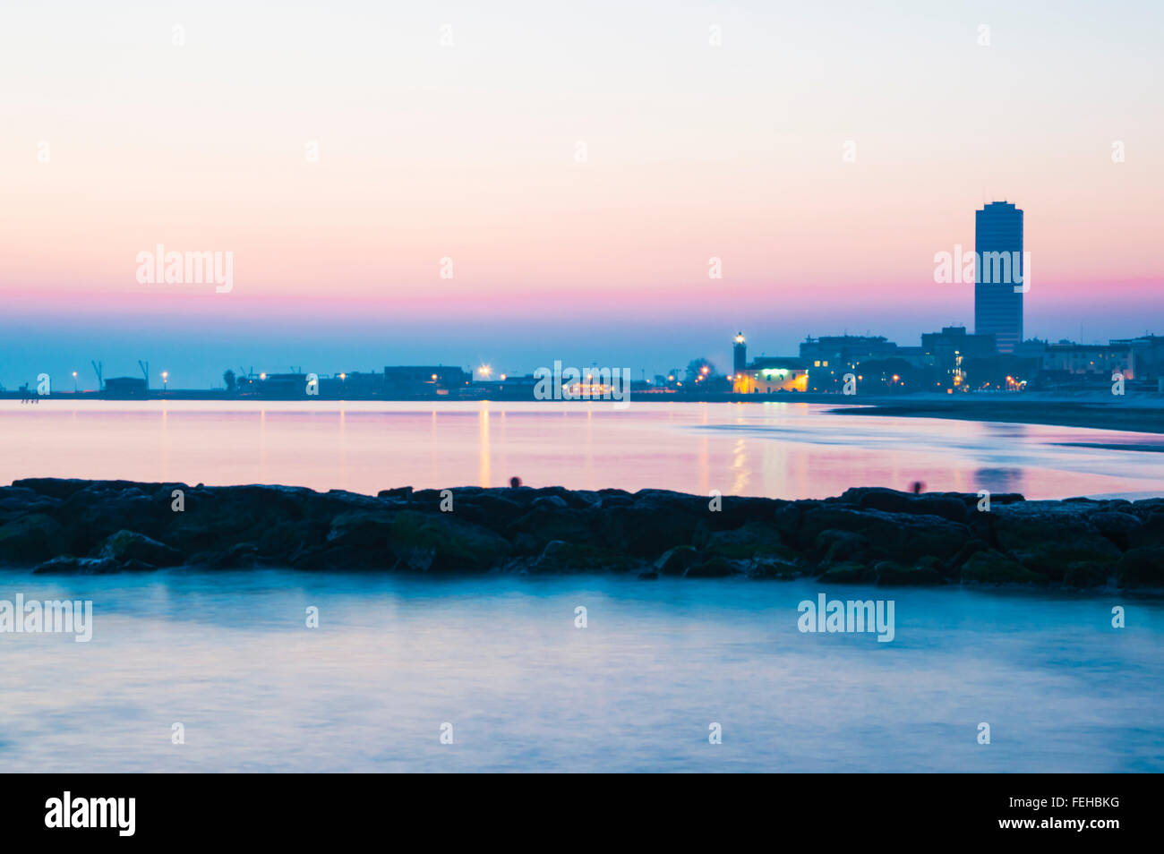 Skyline at the dawn Stock Photo - Alamy
