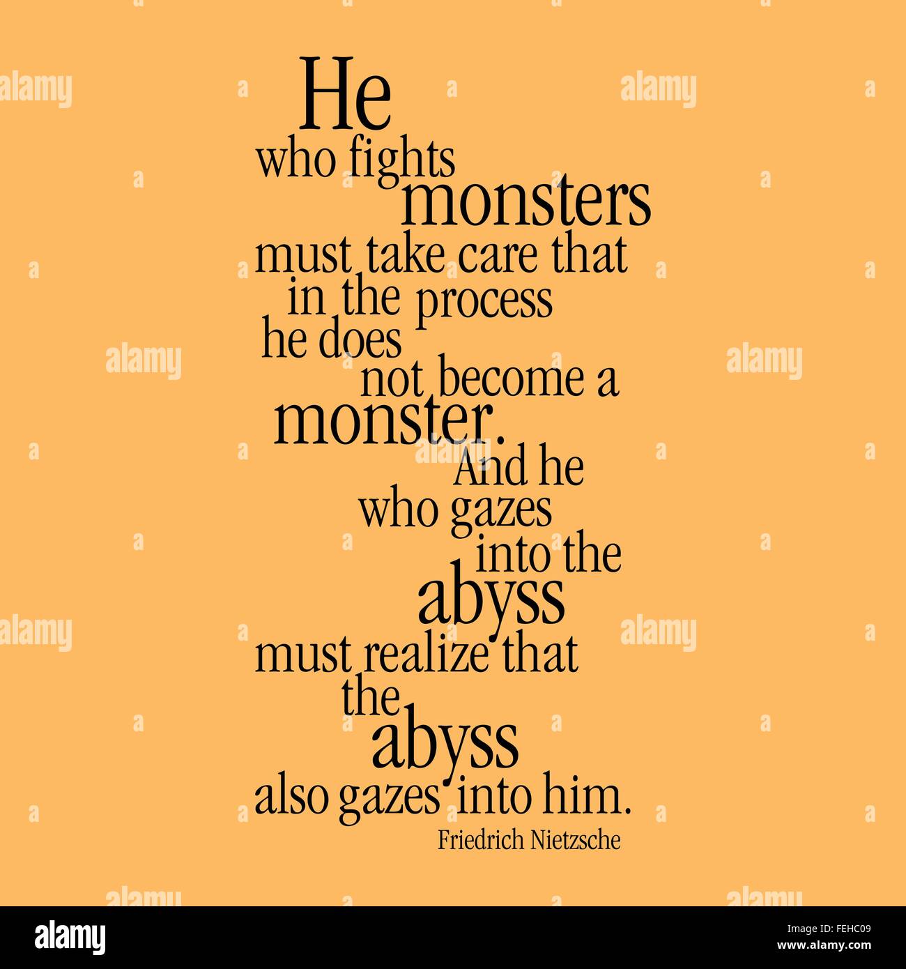 Friedrich Nietzsche Quotes Abyss