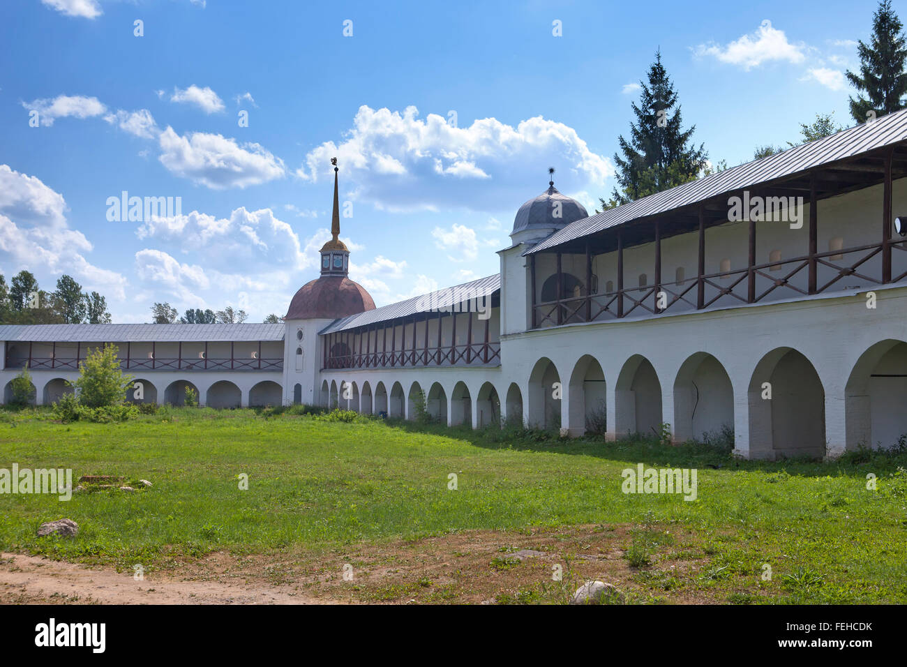 Tikhvin Assumption Monastery, a Russian Orthodox, (Tihvin, Saint ...