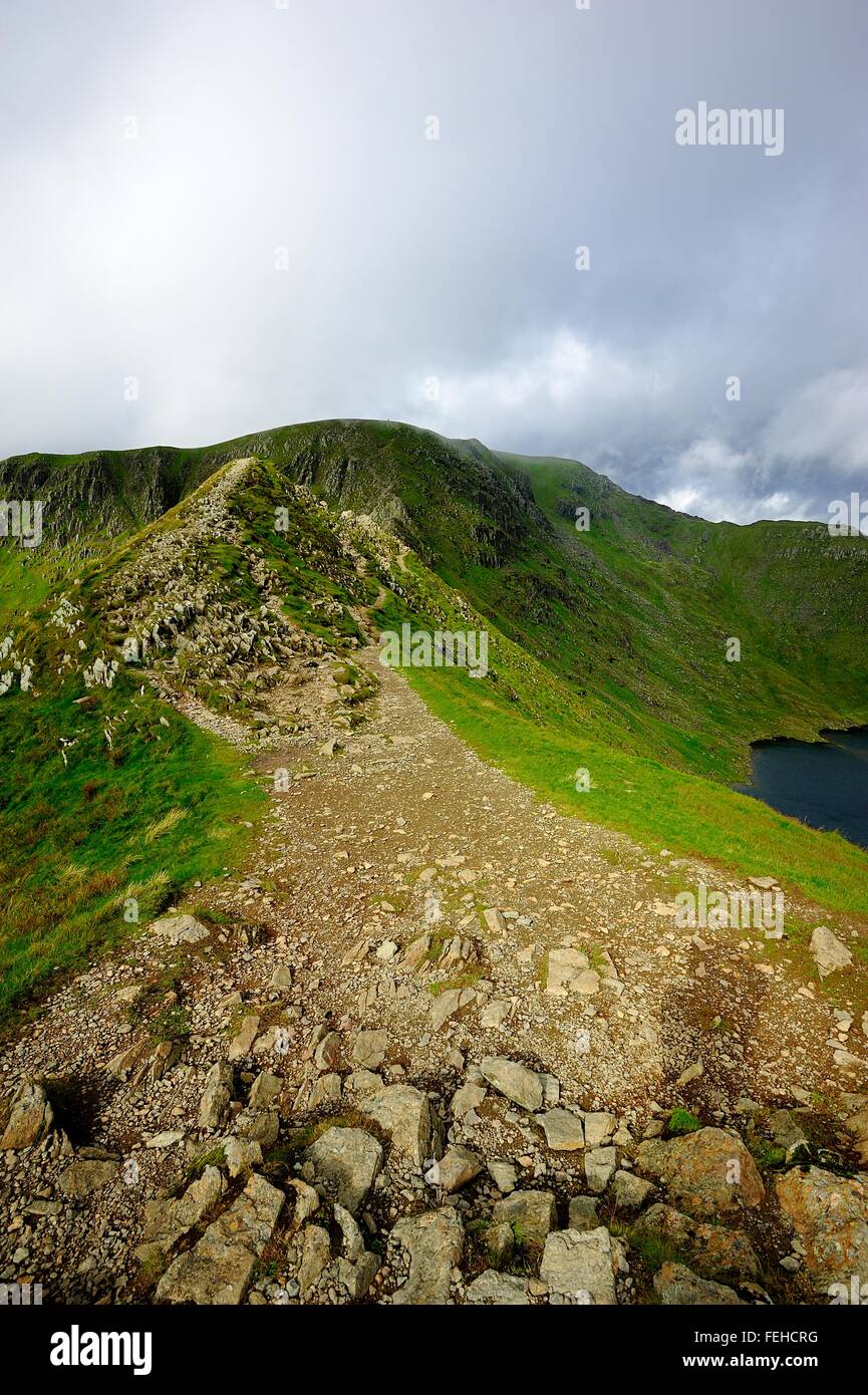 Helvellyn striding edge swirral edge hi-res stock photography and ...