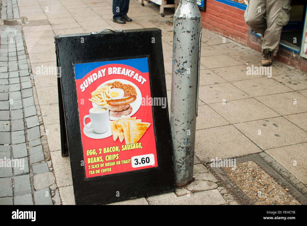 Full english breakfast sign hi-res stock photography and images - Alamy