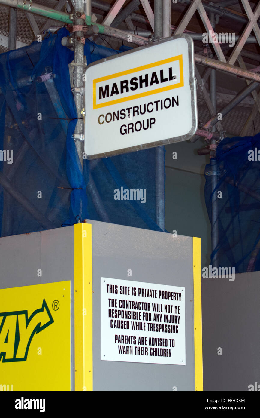 Marshall Construction Site, Manchester, UK Stock Photo - Alamy