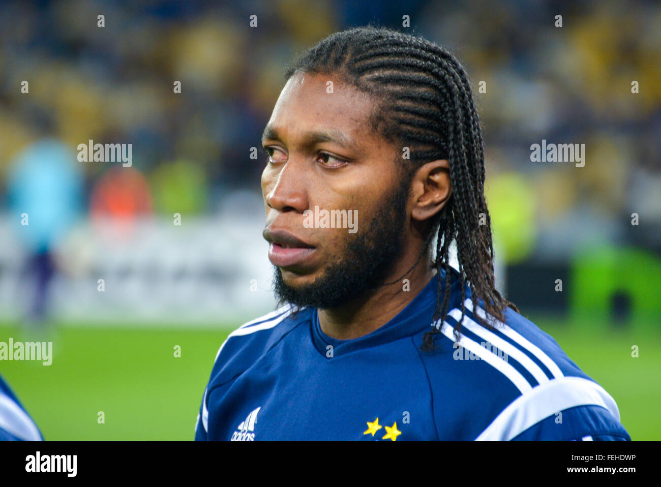 Goalkeeper goal score dieumerci mbokani hi-res stock photography and ...