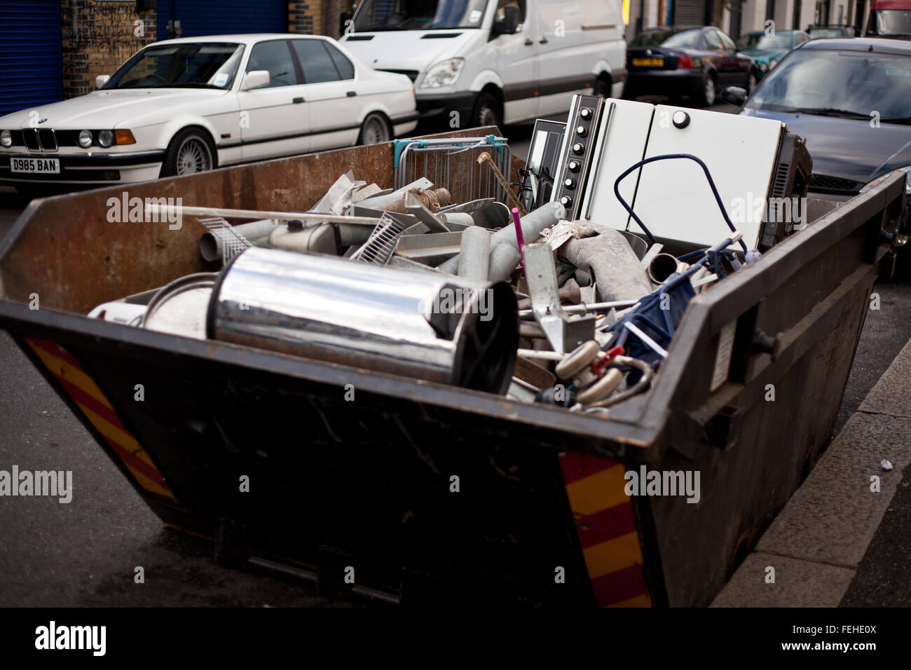 Skip cars hi-res stock photography and images - Alamy