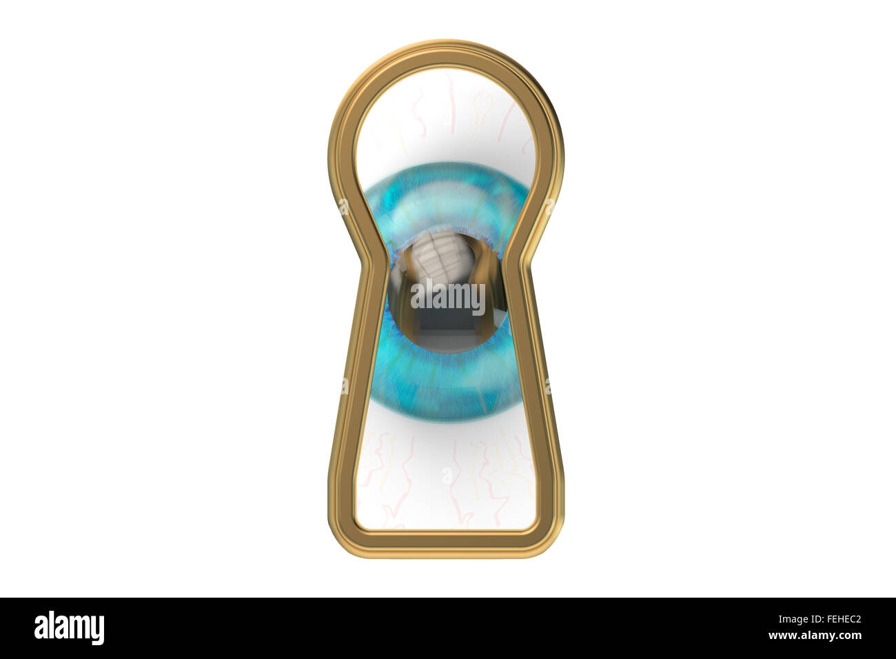 Keyhole eye hi-res stock photography and images - Alamy