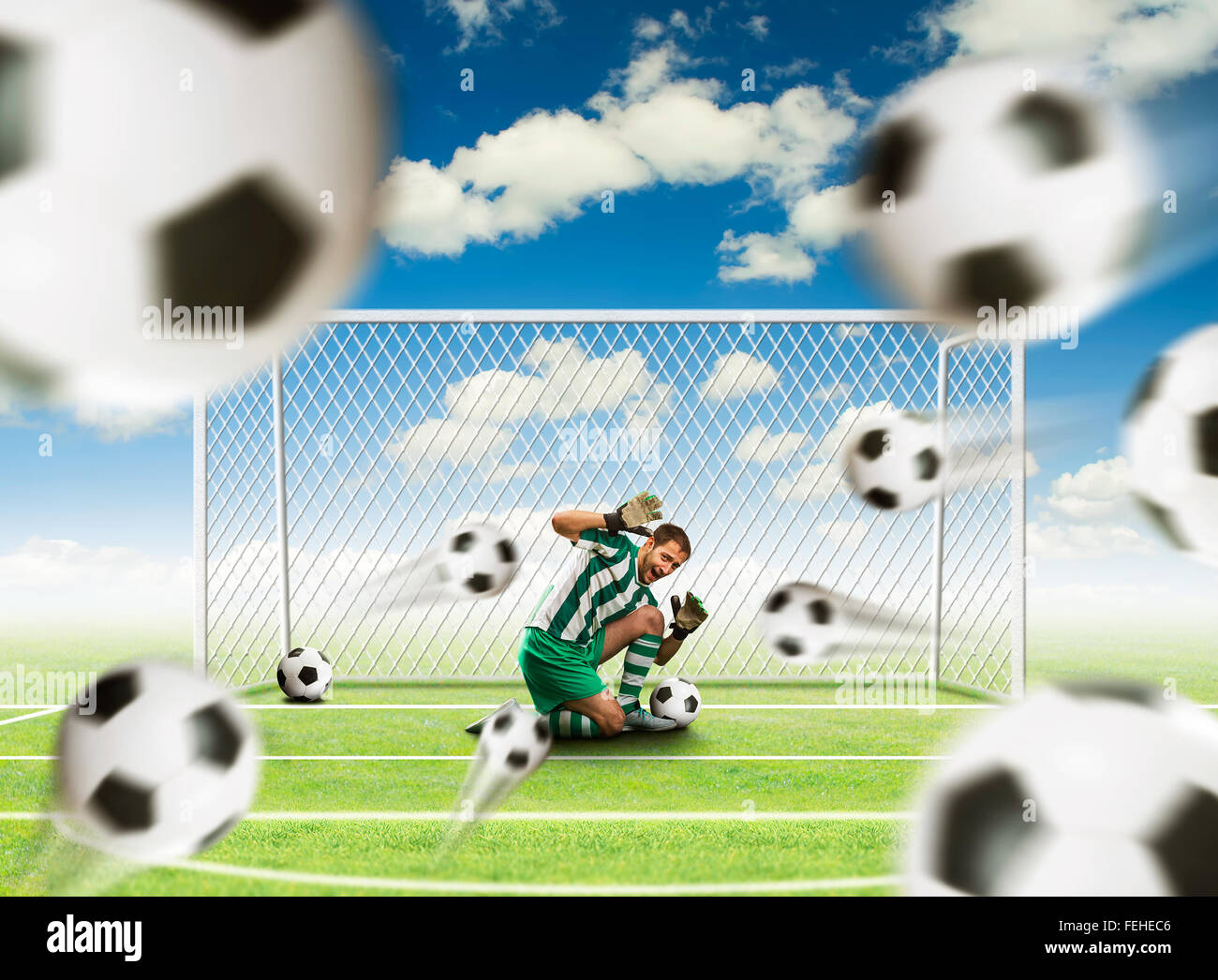 Scared of the ball hi-res stock photography and images - Alamy