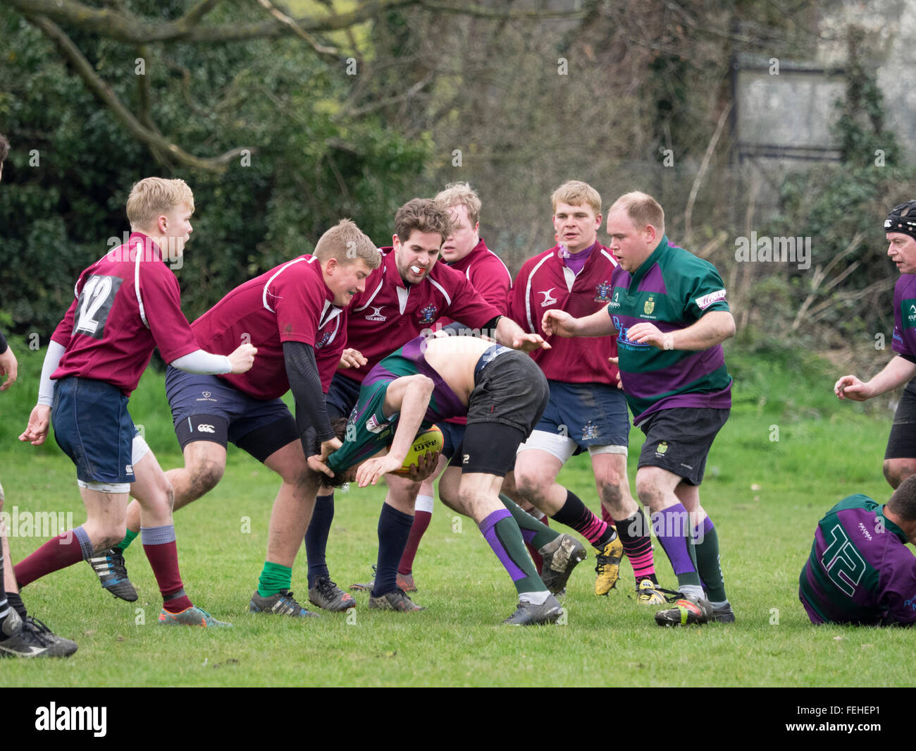Rugby tackle hi-res stock photography and images - Alamy