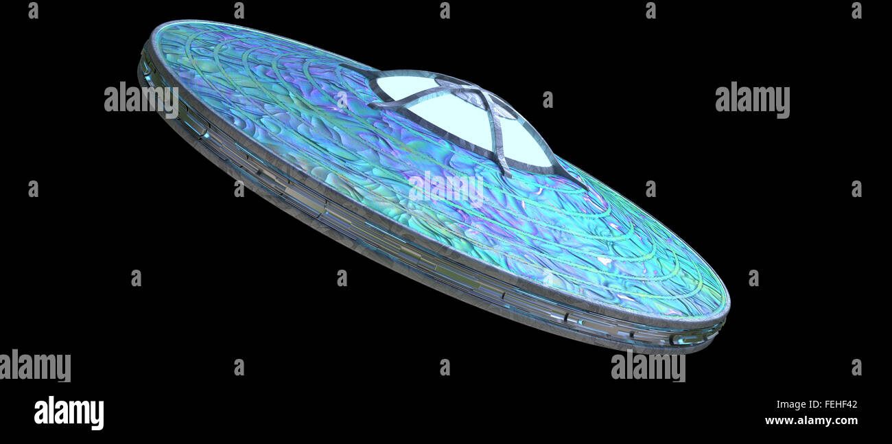 alien ufo flying saucer disc Stock Photo - Alamy