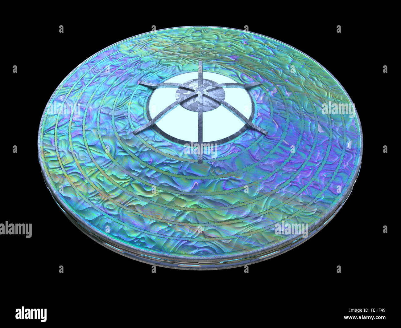 alien ufo flying saucer disc Stock Photo - Alamy