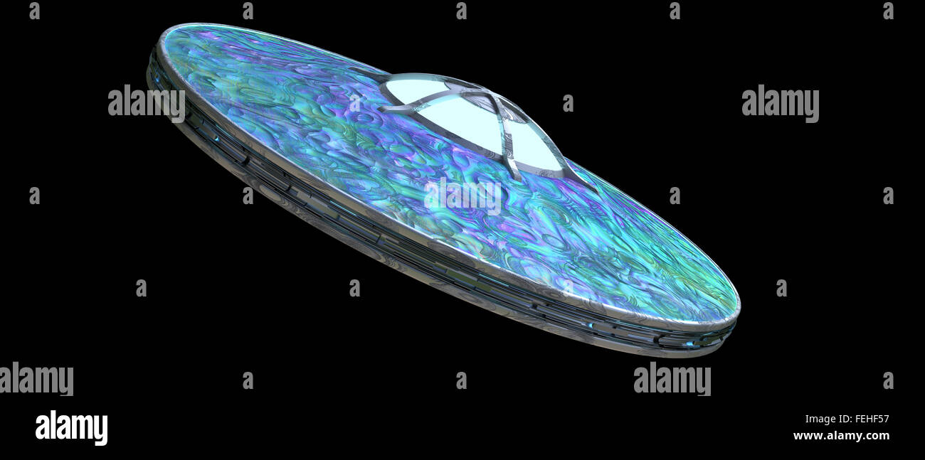 alien ufo flying saucer disc Stock Photo - Alamy