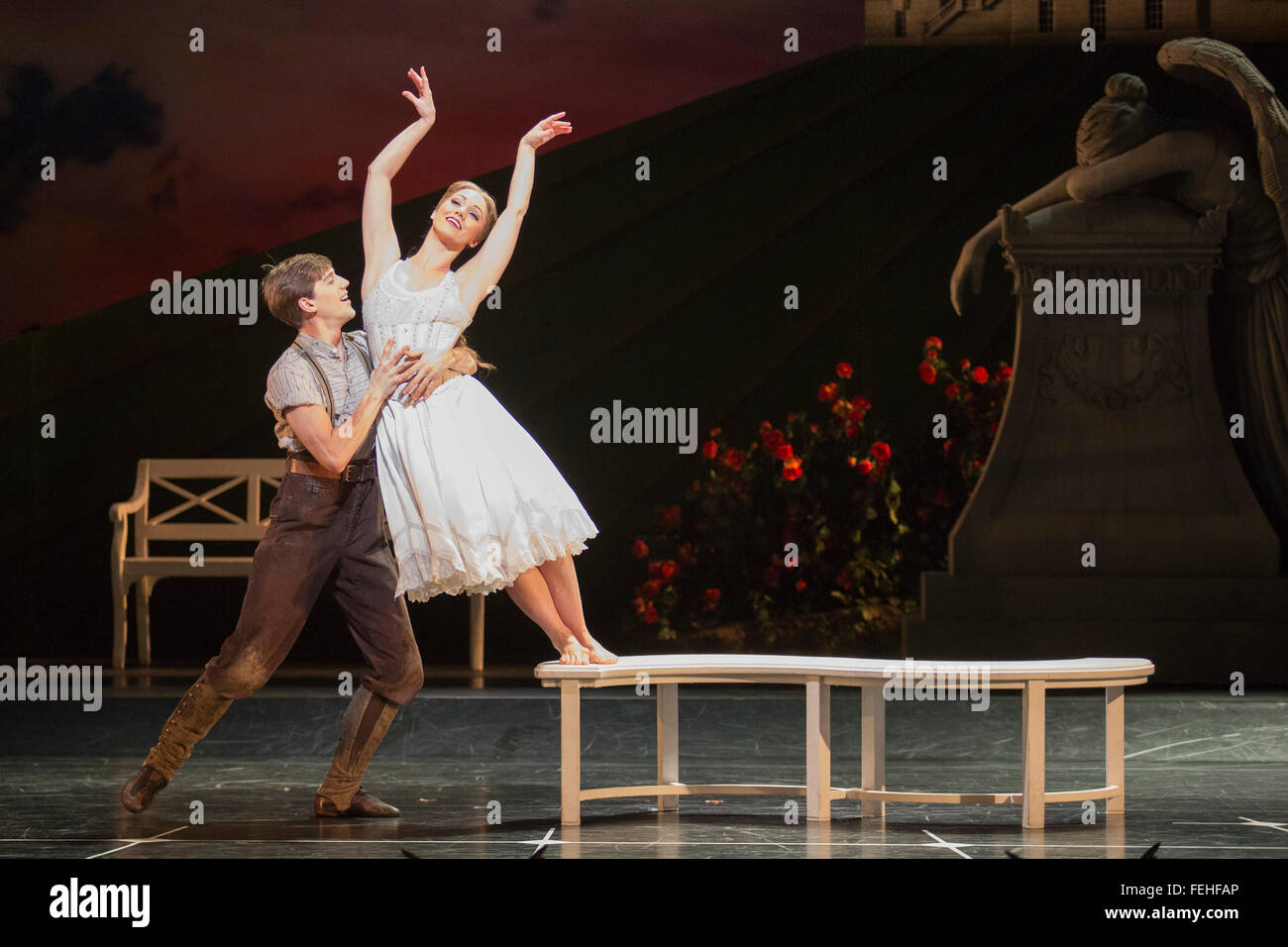 Ashley Shaw as Aurora and Dominic North as Leo. Matthew Bourne's ...
