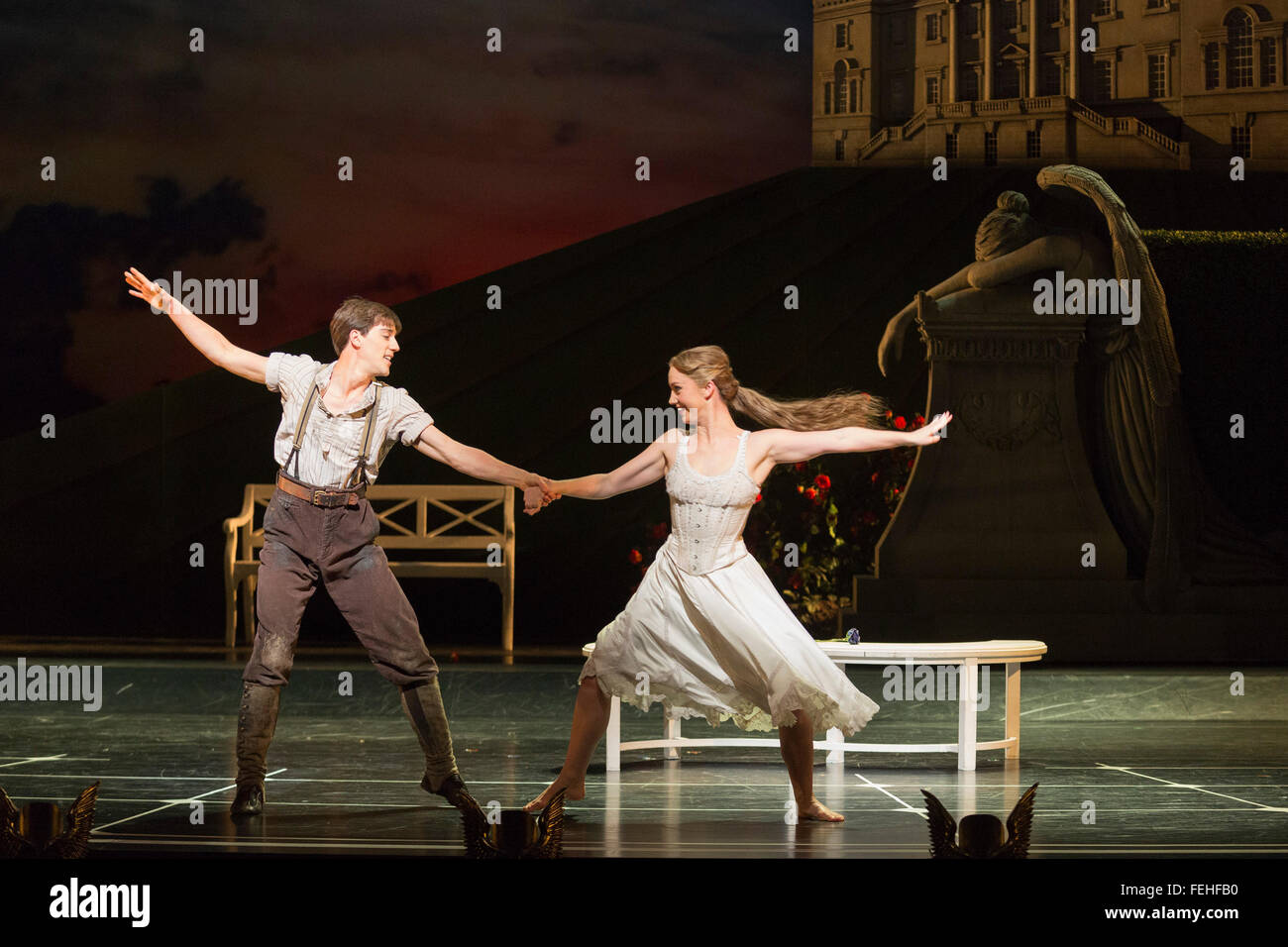 Ashley Shaw as Aurora and Dominic North as Leo. Matthew Bourne's ...