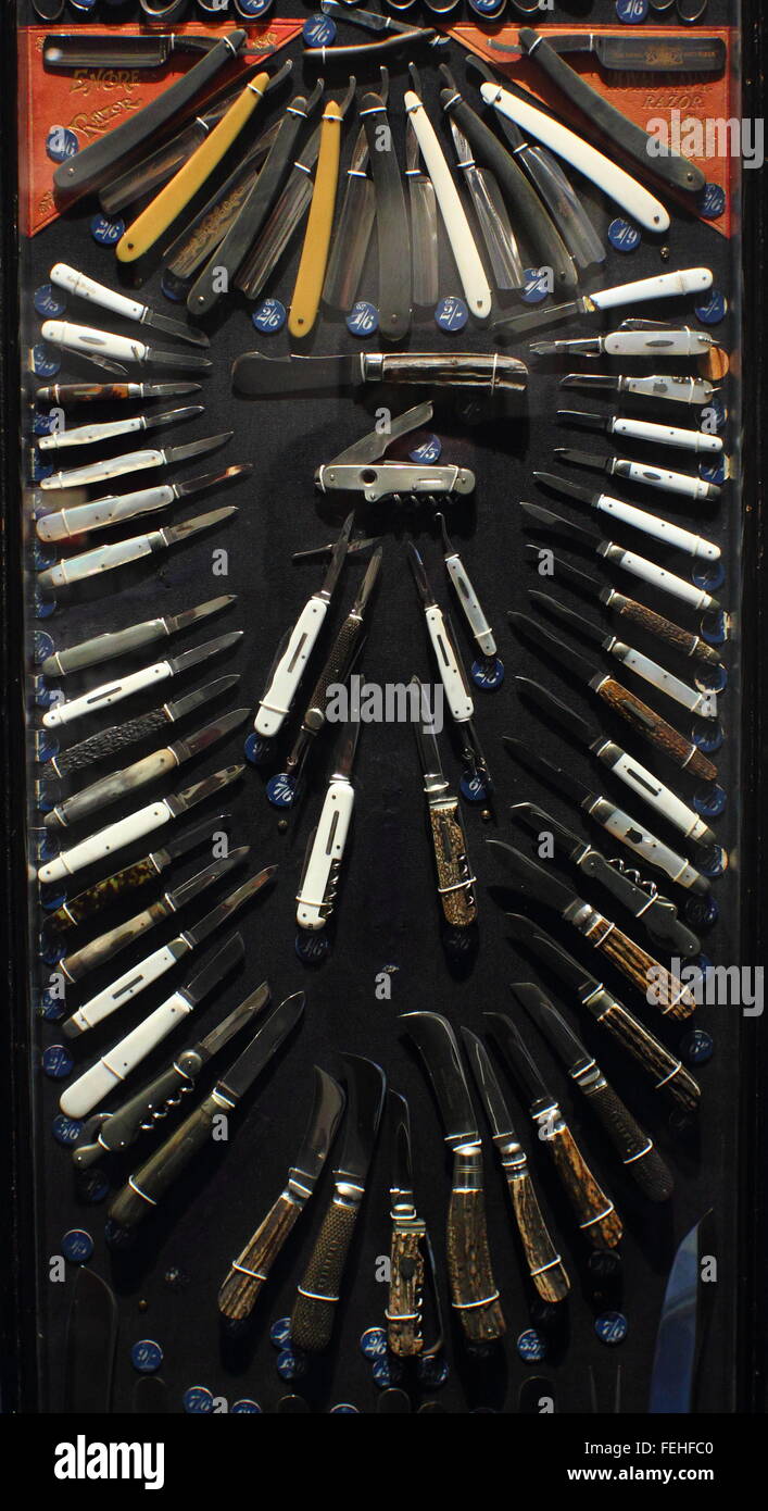 Samples of cutlery made by Thomas Turner and Company, Sheffield on ...