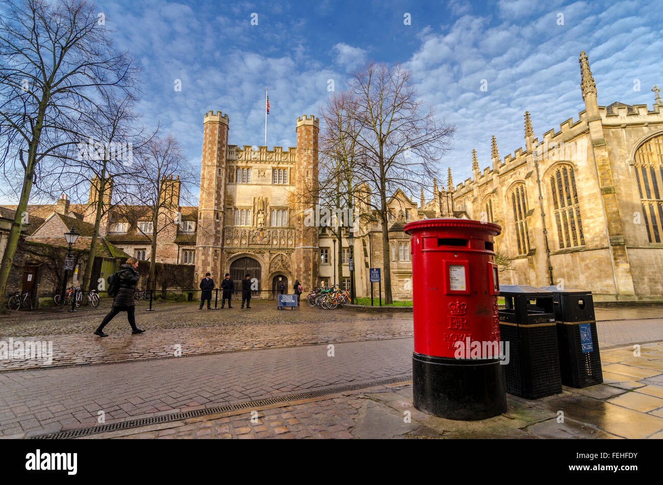 Great Gate, Trinity College, Cambridge, UK Stock Photo - Alamy