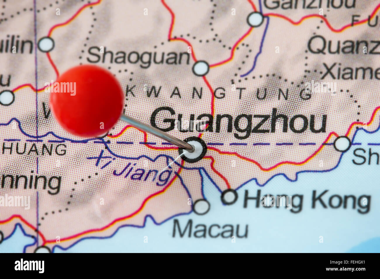 Map pin in china hi-res stock photography and images - Alamy