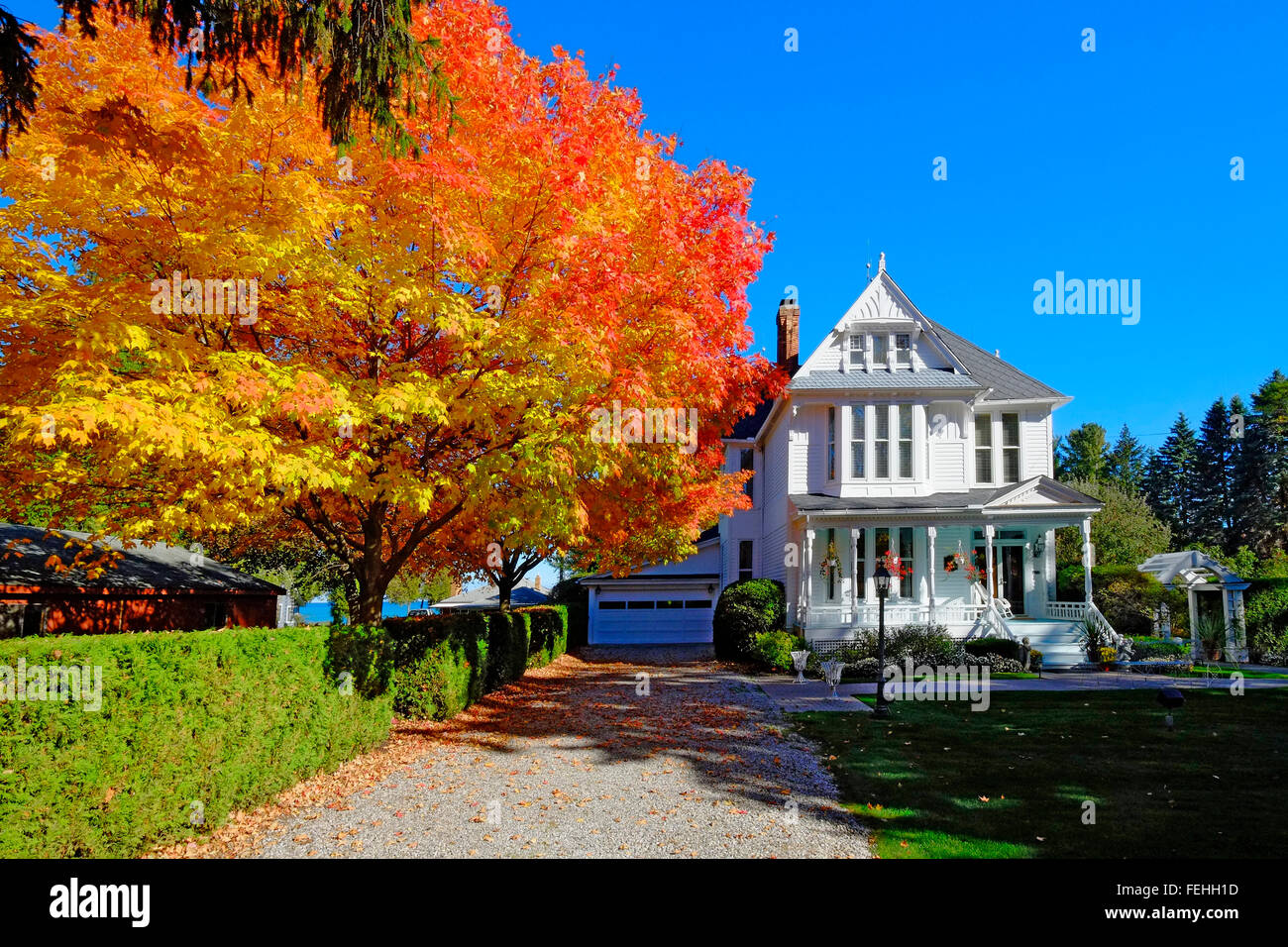 Victorian autumn hi-res stock photography and images - Alamy