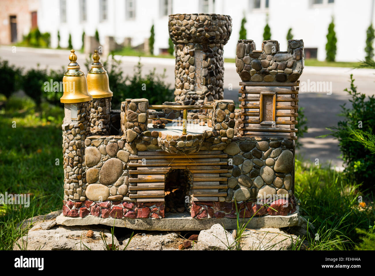 A fort miniature in Dubno Castle founded in 1492 by Prince Konstantin ...