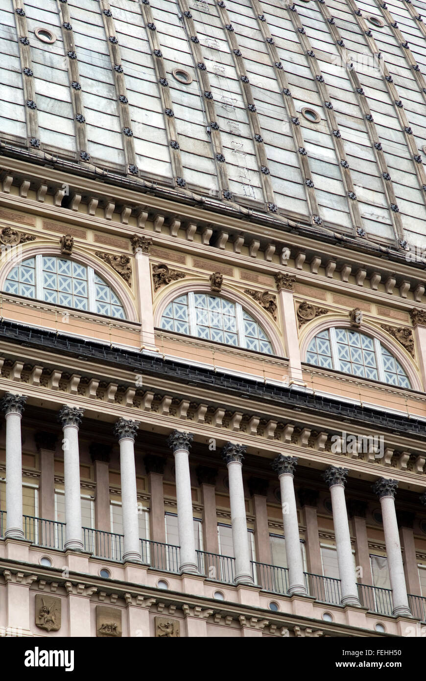 Particular architectural building of Mole Antonelliana - landmark in ...