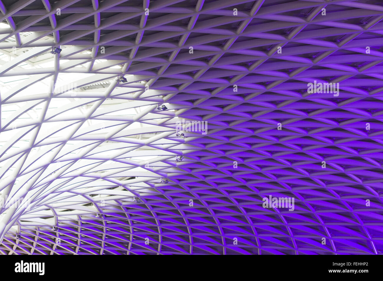 Purple patterns made up of lighting Stock Photo - Alamy