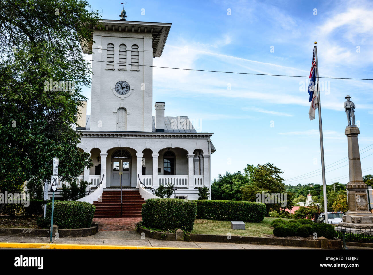 Orange County Courthouse, 130 West Main Street, Orange, Virginia Stock ...