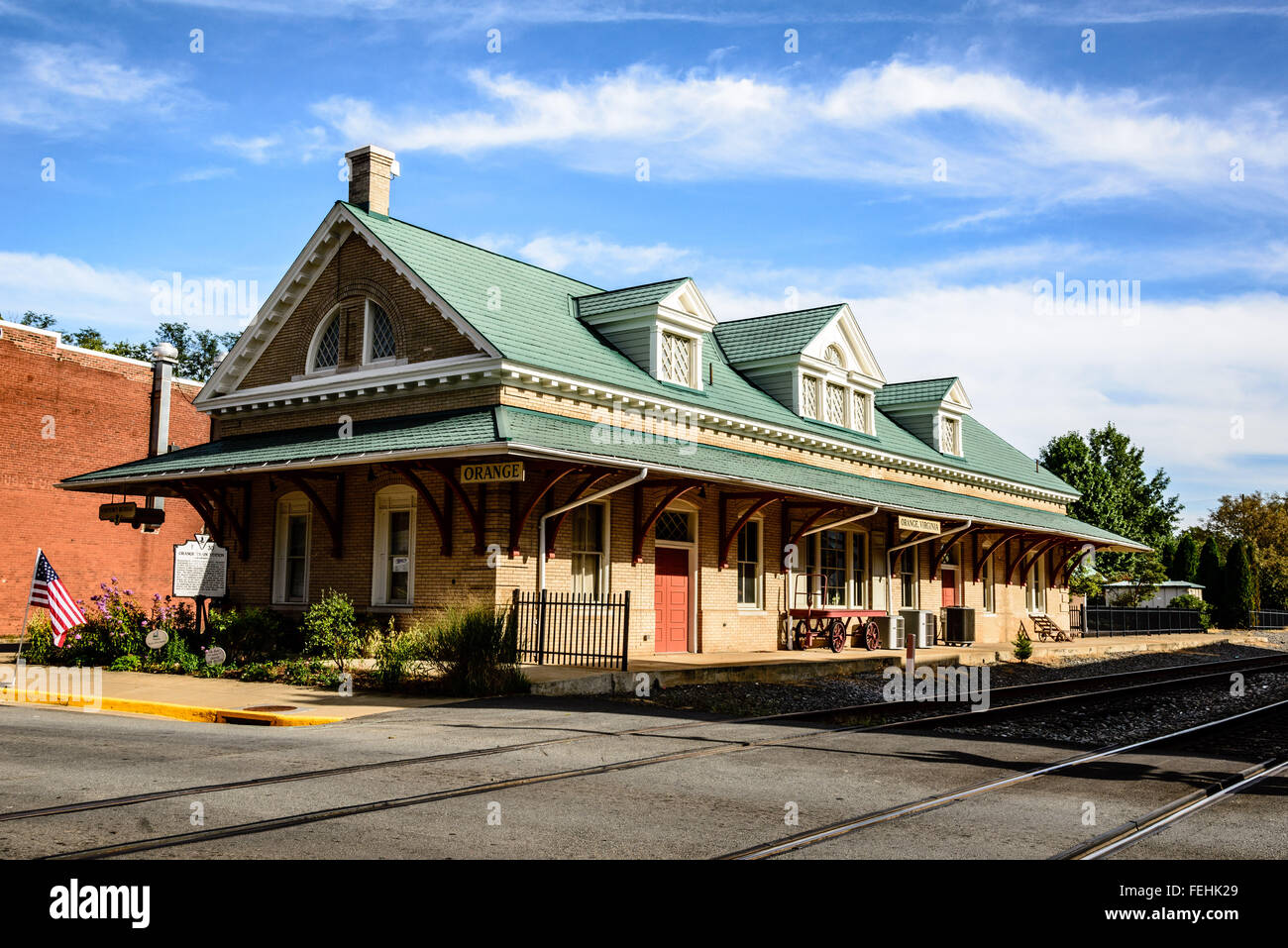 Historic Orange Train Station, 122 East Main Street, Orange, Virginia ...