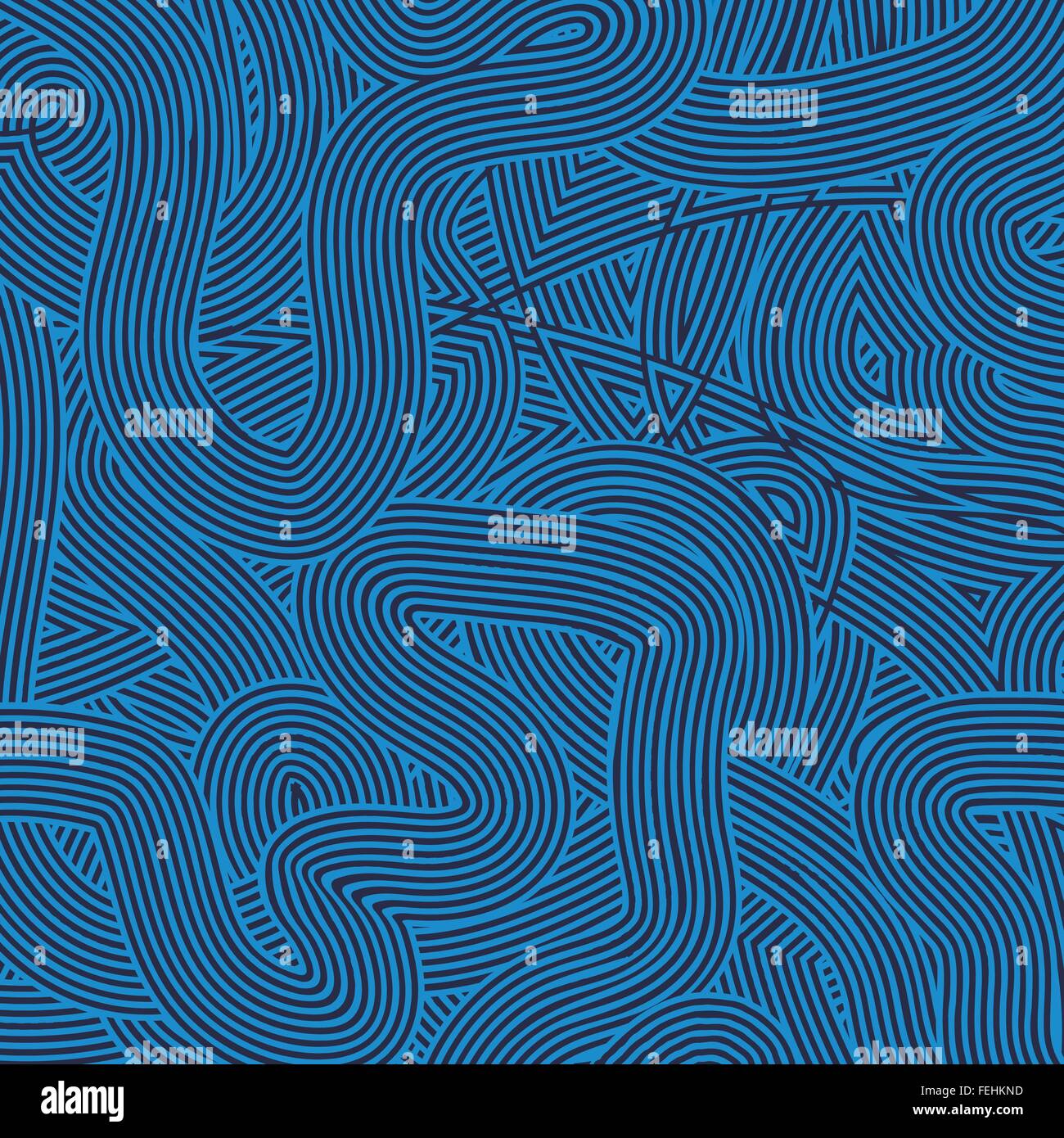 Blue Wave Line Pattern Stock Vector Image & Art - Alamy
