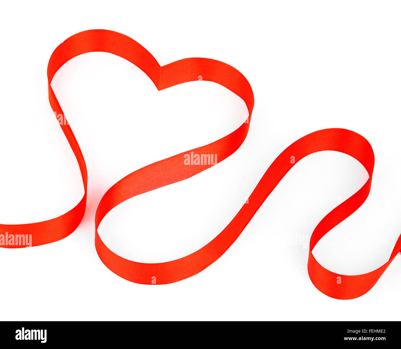 Romantic valentines day frame made Cut Out Stock Images & Pictures - Alamy