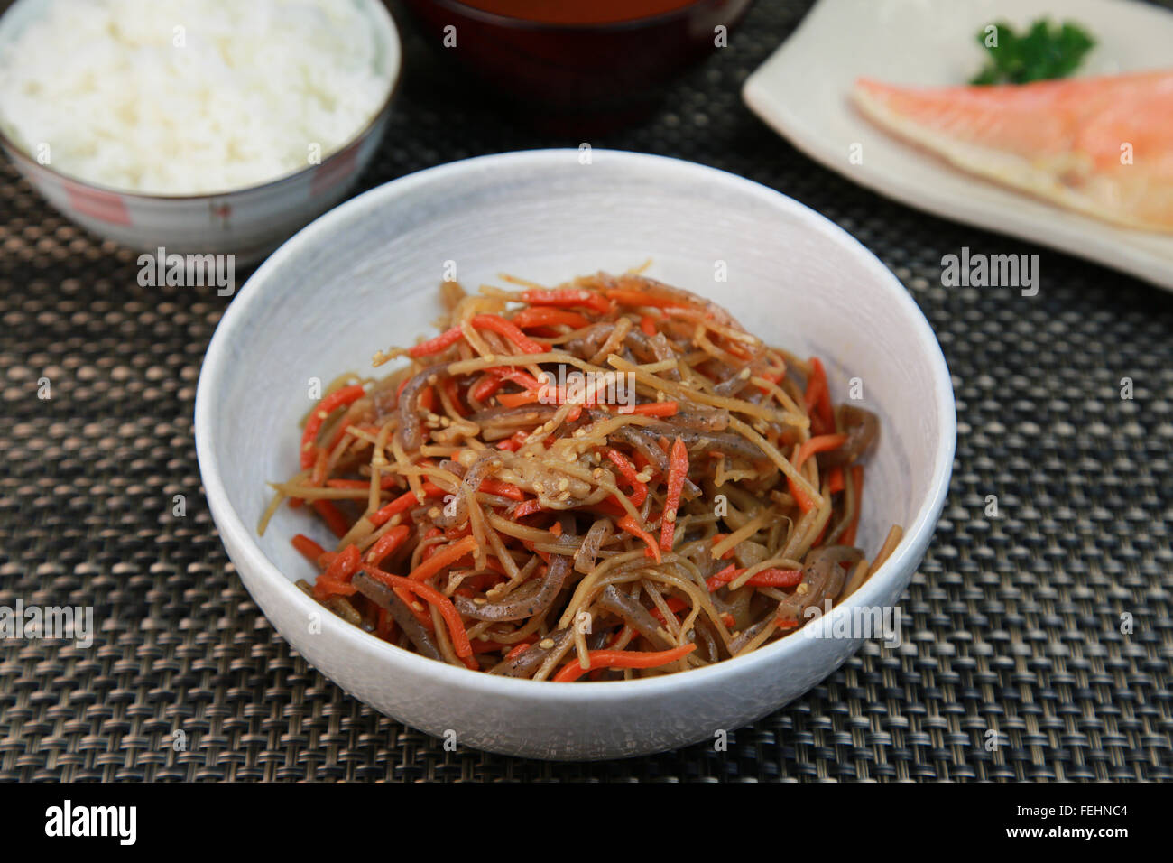 Kinpira gobo hi-res stock photography and images - Alamy