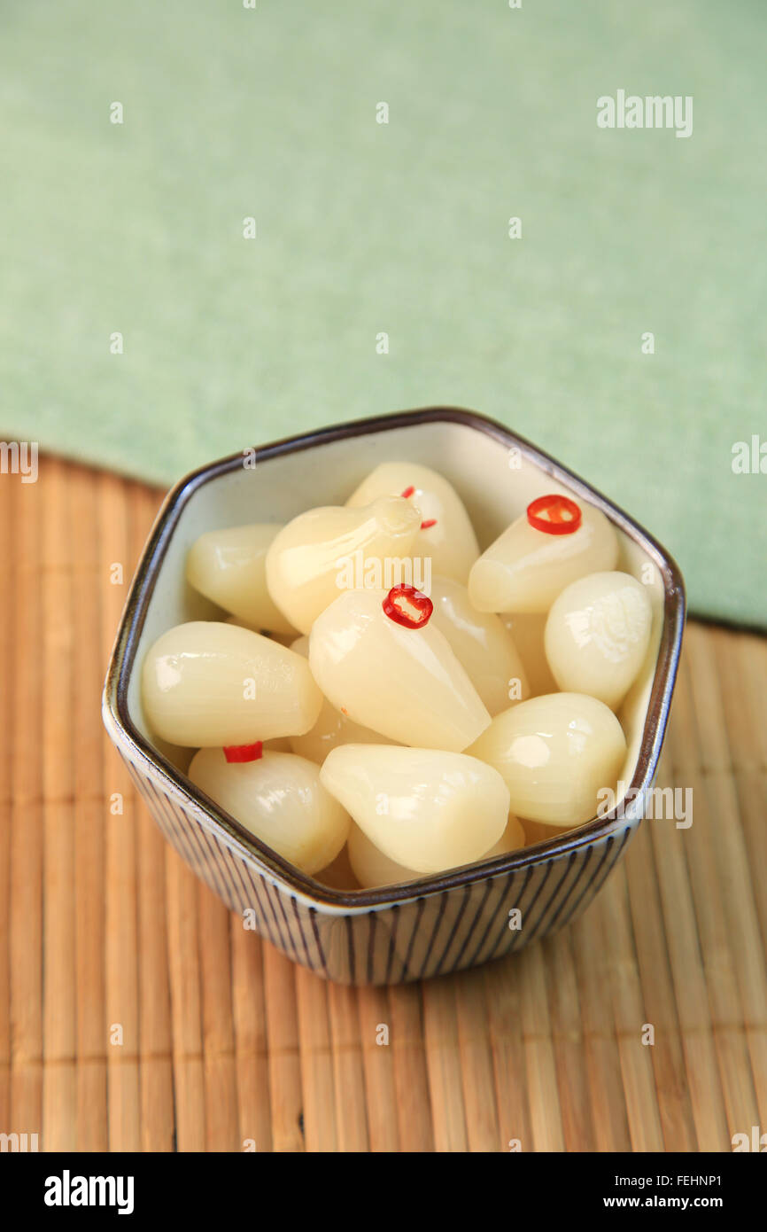 Pickled scallion hi-res stock photography and images - Alamy