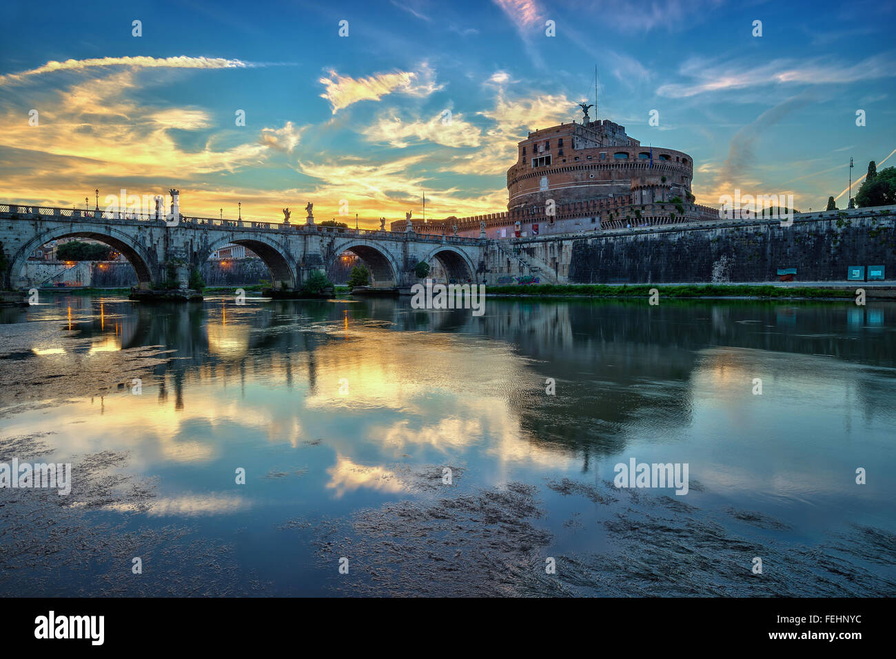 Rome italy castel santangelo hi-res stock photography and images - Alamy