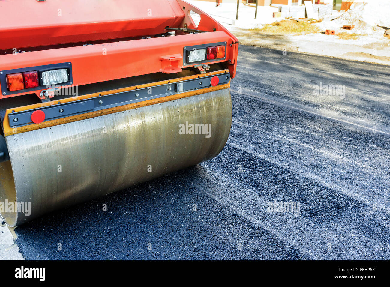 Asphalt paving truck hi-res stock photography and images - Alamy
