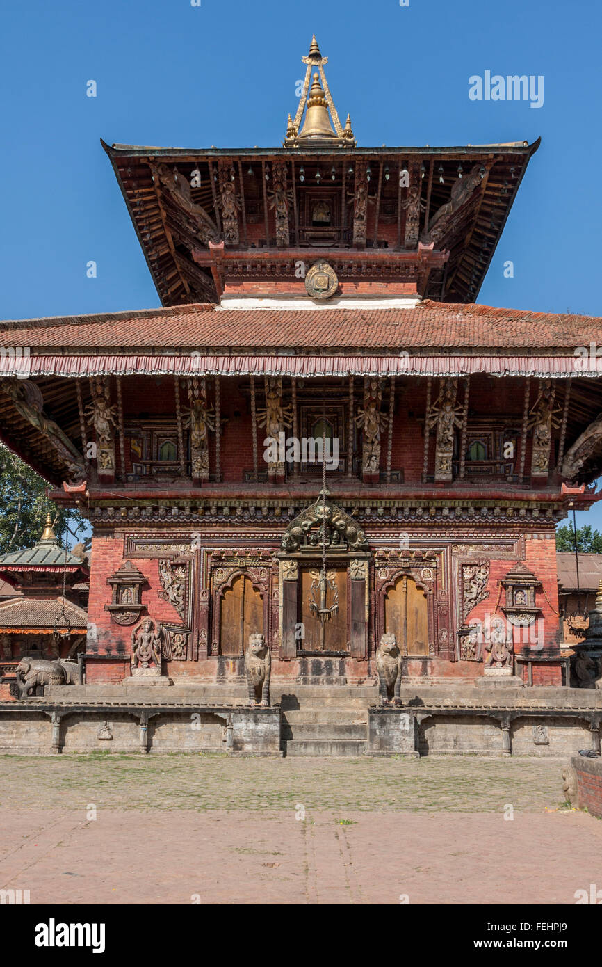 Nepal, Changu Narayan Temple, before April 2015 earthquake. Temple was ...
