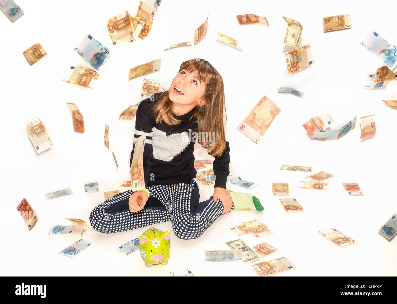 Money Flying High Resolution Stock Photography and Images - Alamy
